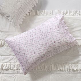 LoveShackFancy Floral Trellis Silky Pillowcase | Pottery Barn Teen