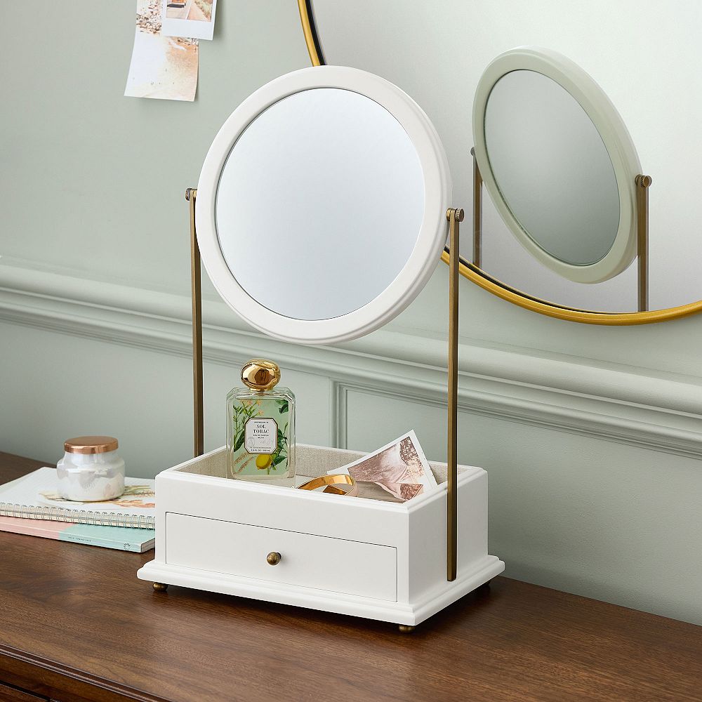 Audrey Storage Mirror (12"x20") | Pottery Barn Teen