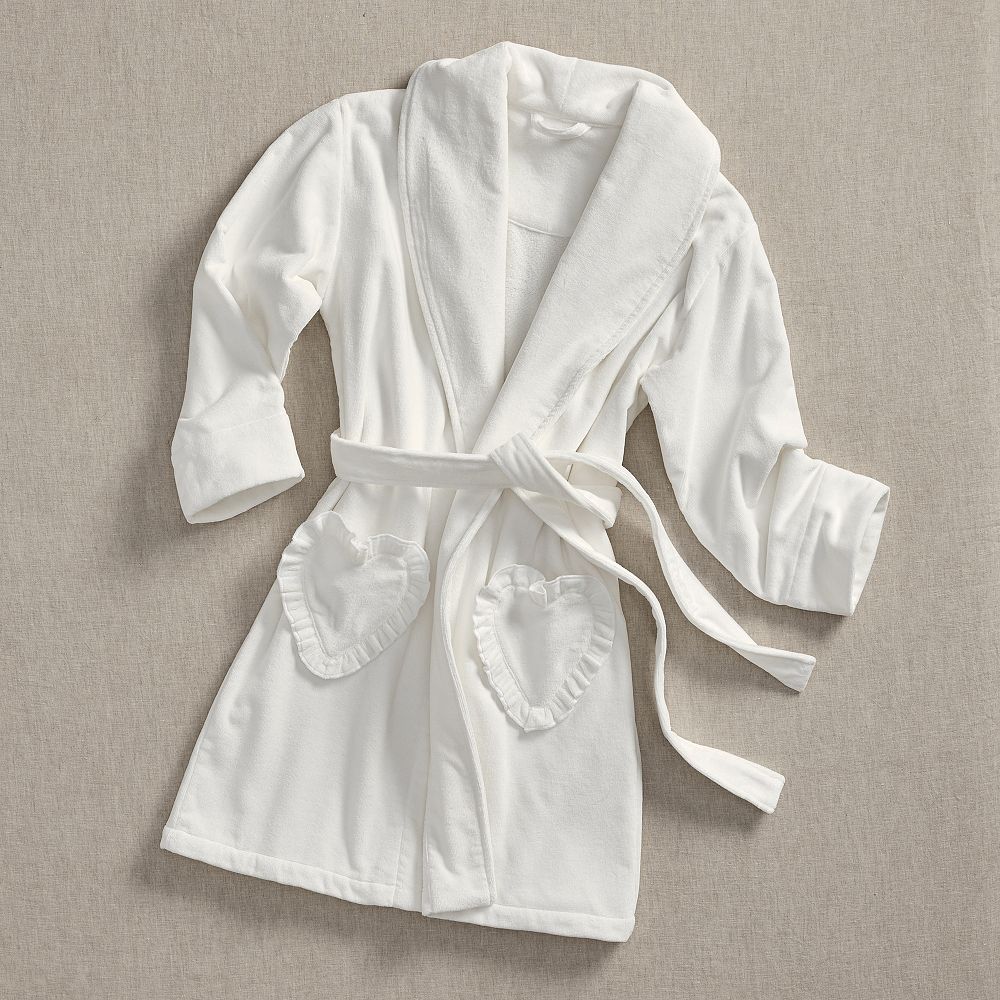 LoveShackFancy White Terry Robe | Pottery Barn Teen