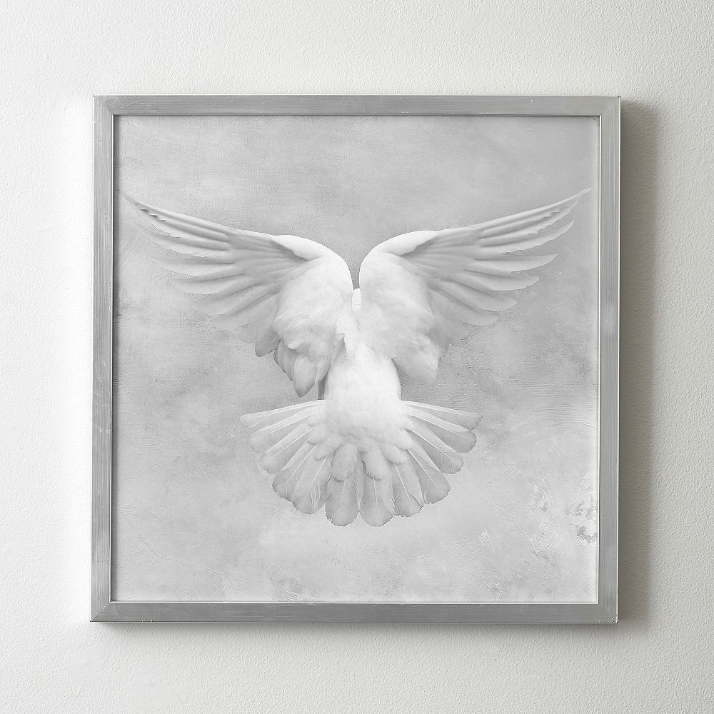 Soft Dove Framed Art | Wall Prints | Pottery Barn Teen