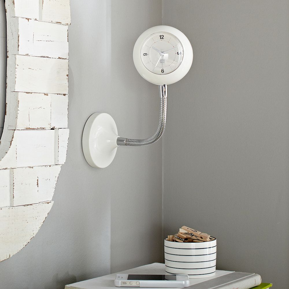 Retro Gooseneck Alarm Clock | Bedside Clock | Pottery Barn Teen