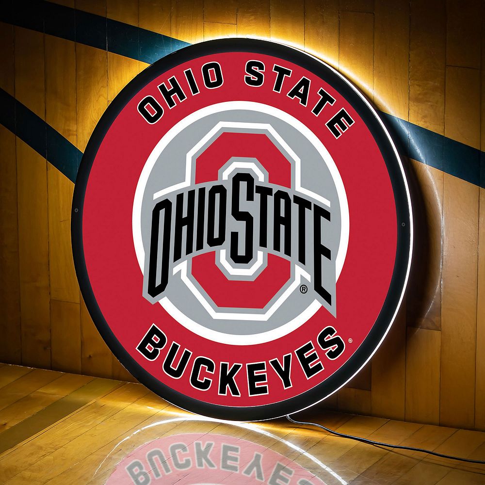 College Logo LED Round Wall Decor | Pottery Barn Teen