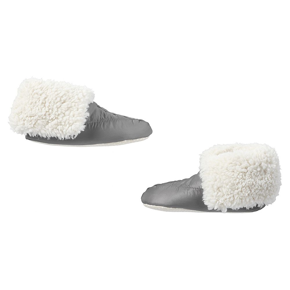 Gray Polar Puff Bootie Slippers | Pottery Barn Teen