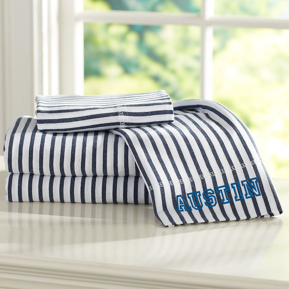 Simple Stripe Favorite Tee Boys Sheet Set | Sale | Pottery Barn Teen