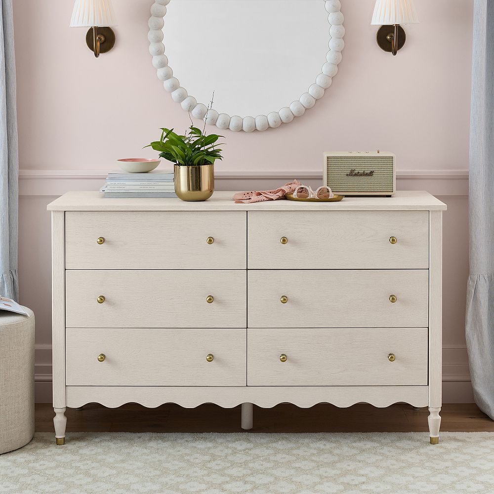 Camille 6-Drawer Dresser 54" | Pottery Barn Teen