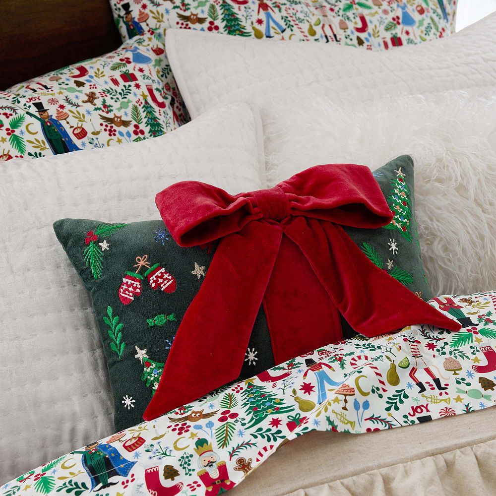 Rifle Paper Co. Present Pillow | Pottery Barn Teen