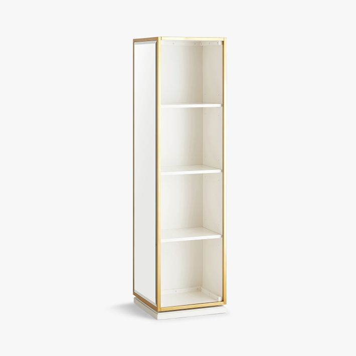 Locker Rotating Bookcase with Mirror 18" | Pottery Barn Teen