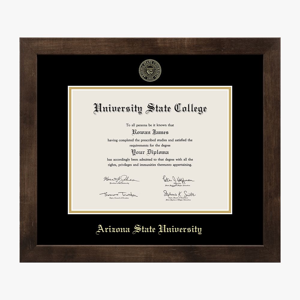 College Diploma Frame - Mocha Walnut | Pottery Barn Teen