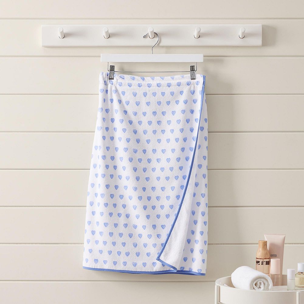 Roller Rabbit Hearts Bath Wrap | Pottery Barn Teen