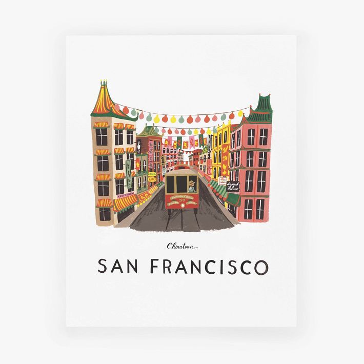 Rifle Paper Co. World is Your Oyster Print | Pottery Barn Teen