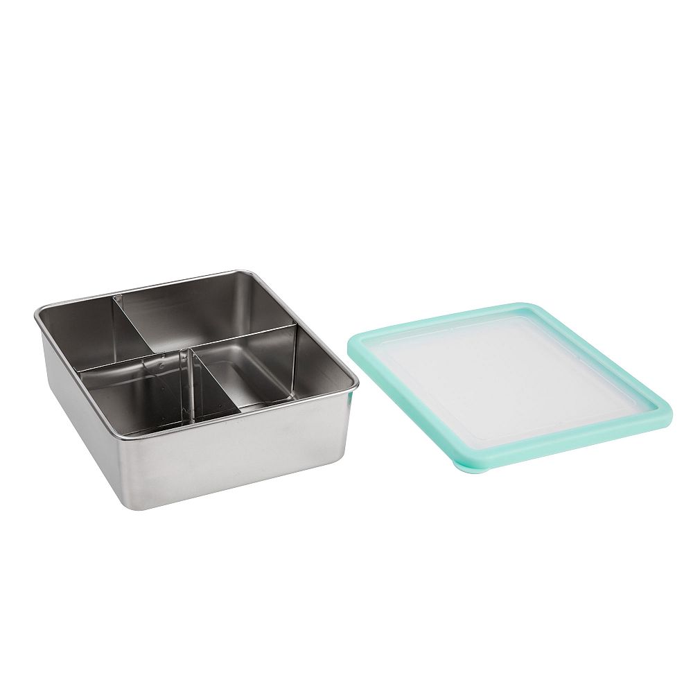 Clearwater Aqua Stainless Steel Bento Box | Pottery Barn Teen