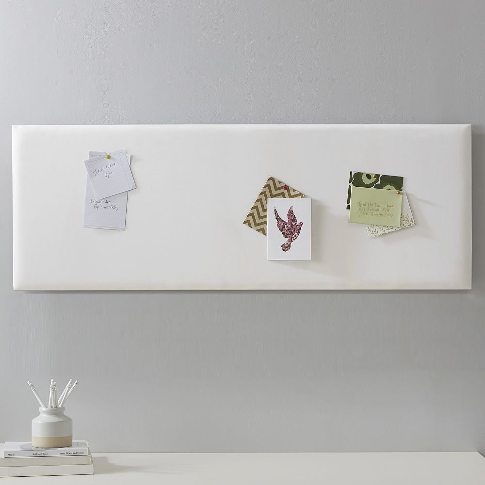 Full Length No Nails Frameless Linen Pinboard | Pottery Barn Teen