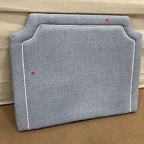 No Nails Auburn Piped Smart™ Headboard | Pottery Barn Teen