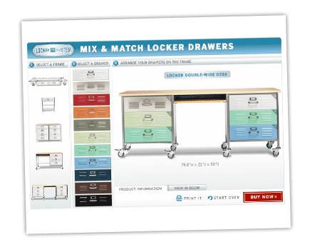 Stylehouse: Design Your Own Locker Furniture | Pottery Barn Teen