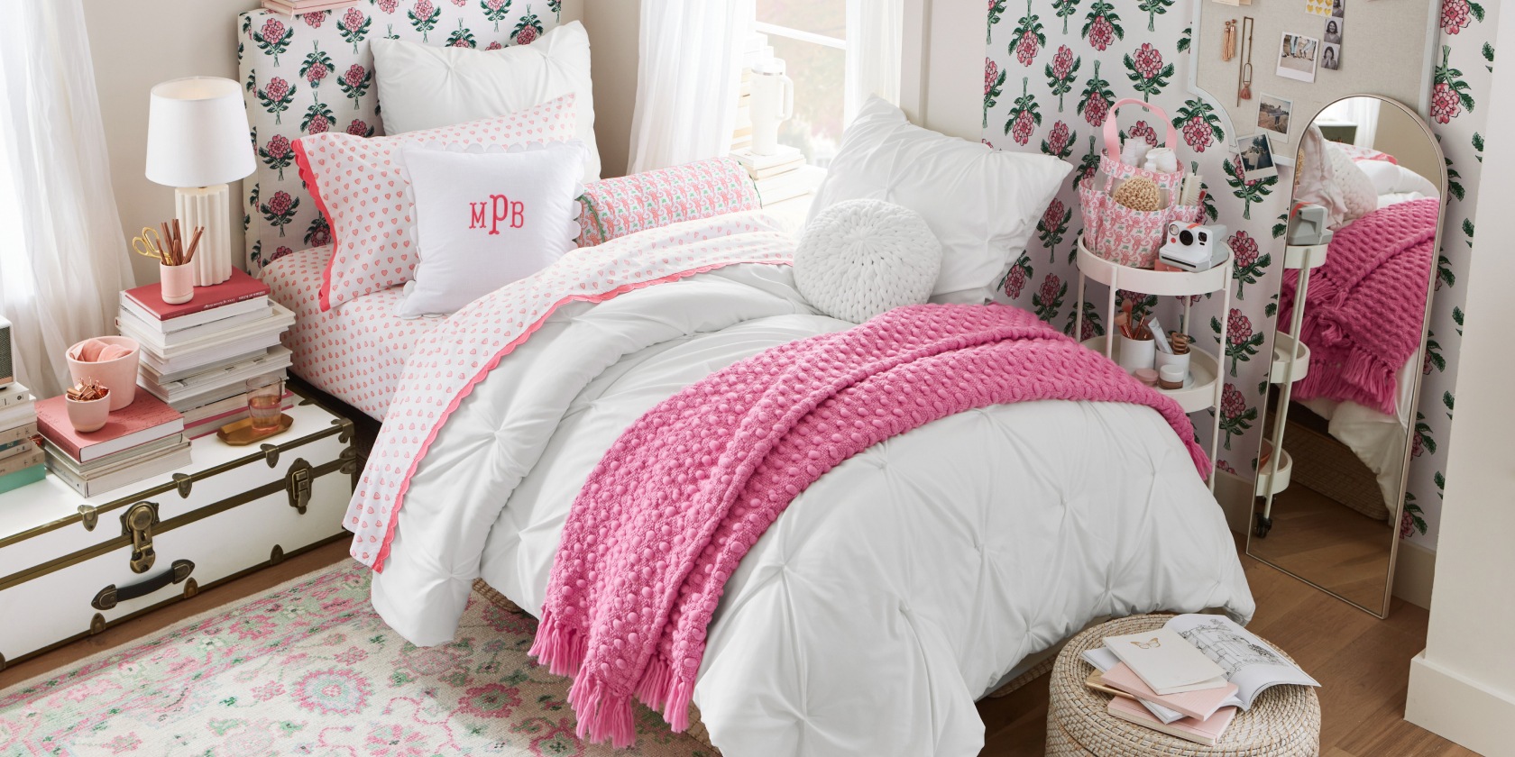 Roller Rabbit Dorm Room | Pottery Barn Teen