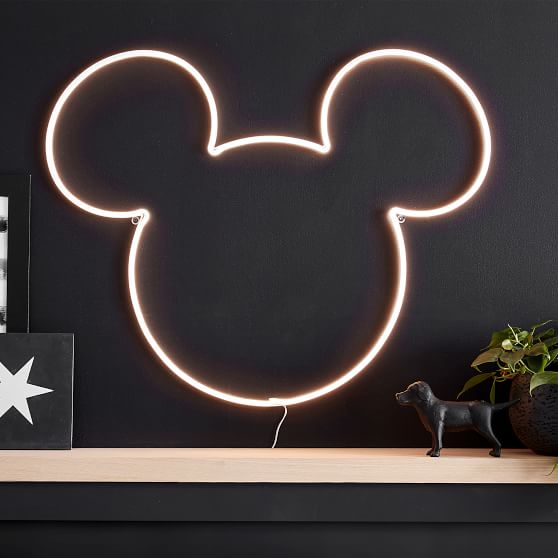 Disney Mickey Mouse Wall Light | Pottery Barn Teen