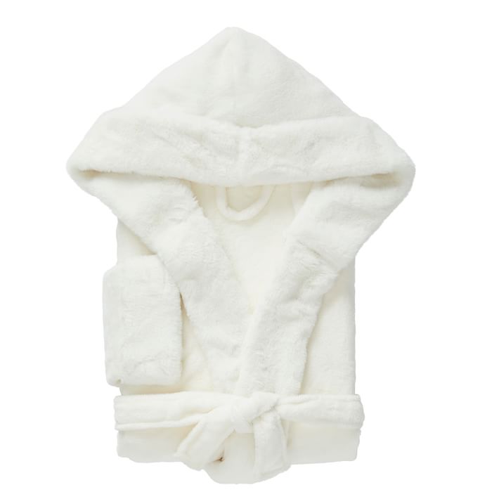 Faux-Bunny Recycled Fur Trim Robe | Pottery Barn Teen