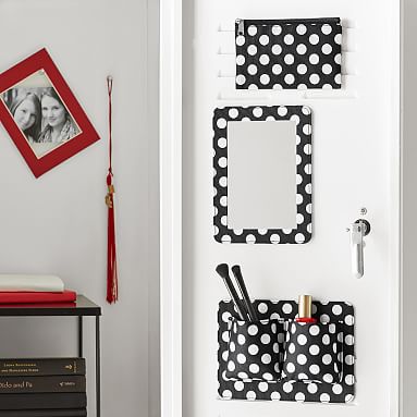 Locker Beauty Bundle - Black Dot | Locker Decoration | Pottery Barn Teen