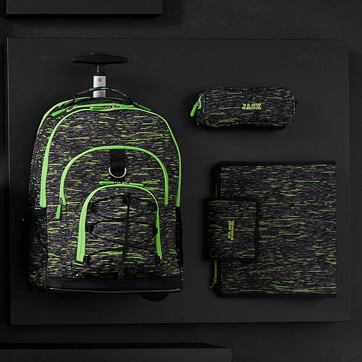 Green Static Pencil Case | Pencil Pouch | Pottery Barn Teen