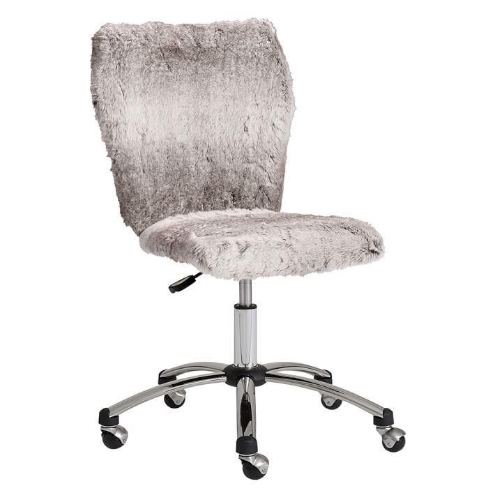 Gray Ombre Fur Airgo Chair| Teen Desk Chair | Pottery Barn Teen