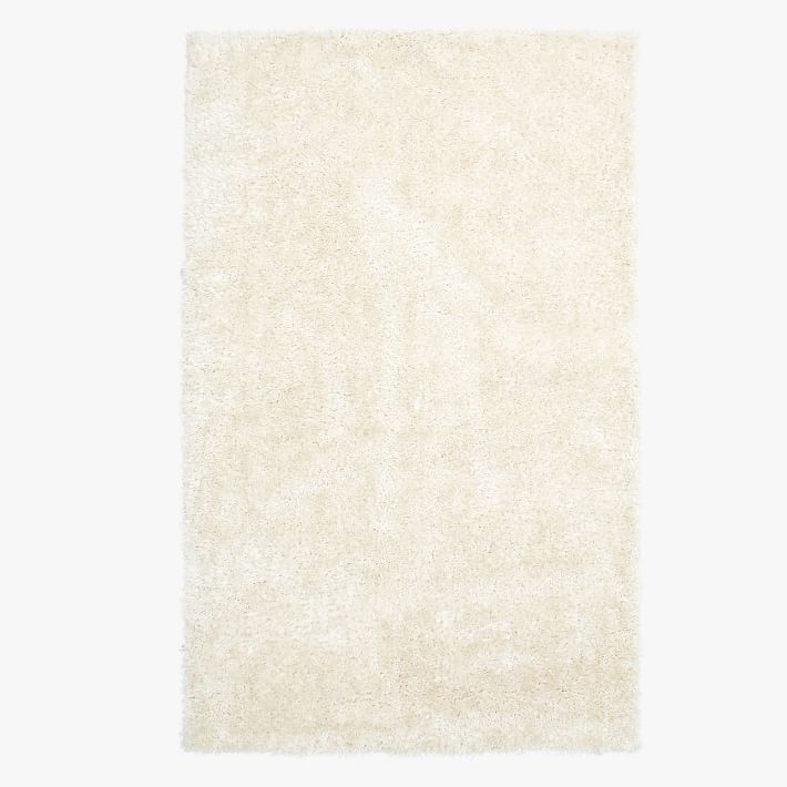 Light Gray Performance Shimmer Shag Rug | Teen Rug | Pottery Barn Teen