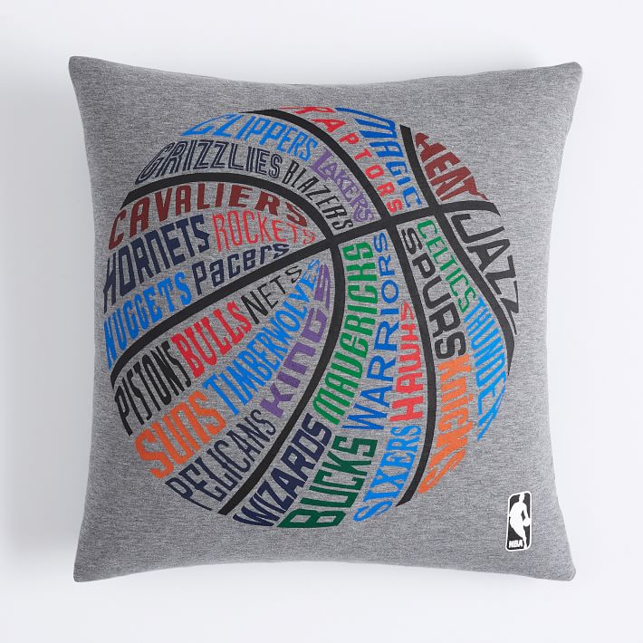 Sports League All Team NBA Pillow Cover | Pottery Barn Teen