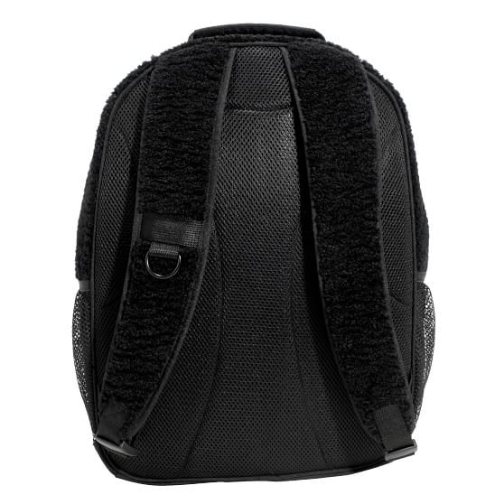 Gear-Up Solid Cozy Black Sherpa Backpack | Pottery Barn Teen
