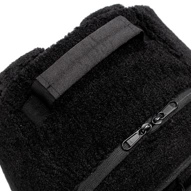 Gear-Up Solid Cozy Black Sherpa Backpack | Pottery Barn Teen