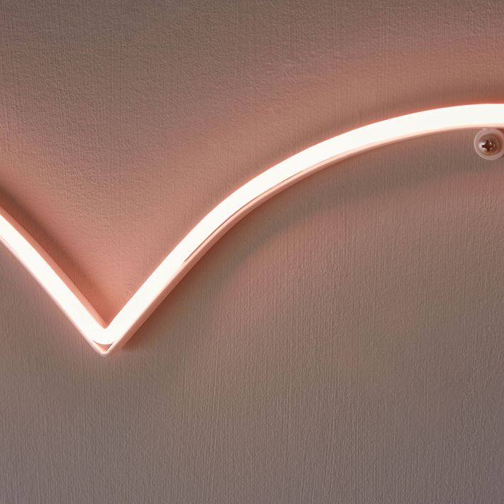 Blush Heart LED Wall Light | Pottery Barn Teen