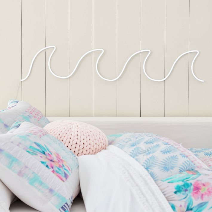 Wave LED Wall Light | Pottery Barn Teen