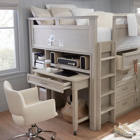 Hampton Closet Loft Bed | Pottery Barn Teen