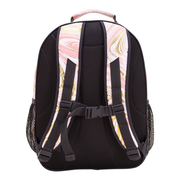 Gear-Up Marble Blush Gold Backpacks | Pottery Barn Teen