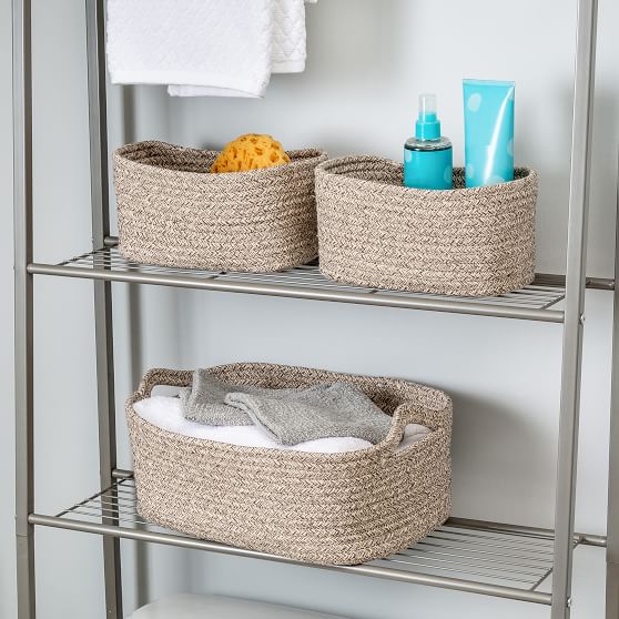 Nested Texture Baskets, Set of 3 | Pottery Barn Teen