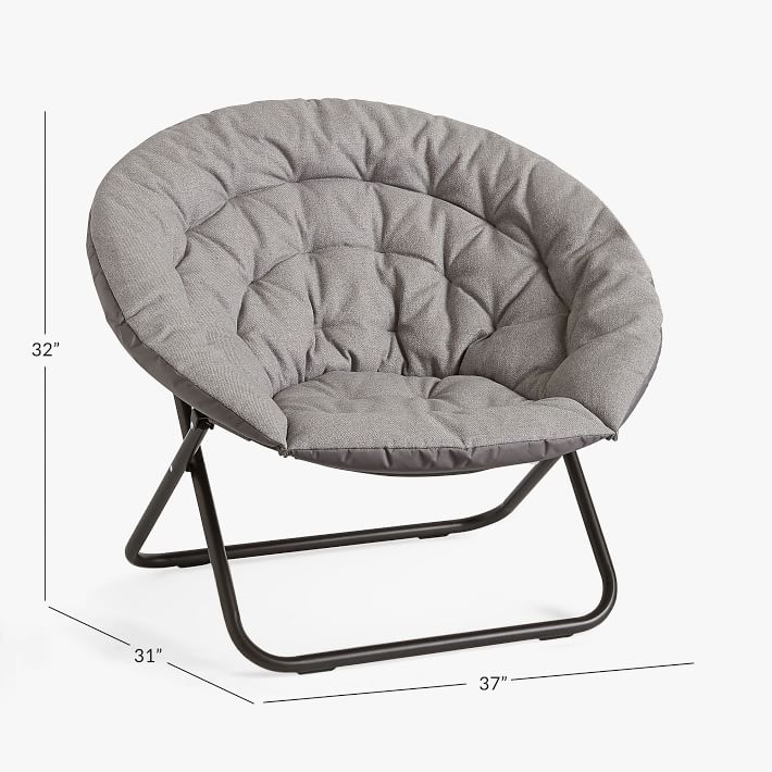 Open Box: Simple Basketweave Silver Hang-A-Round Chair | Pottery Barn Teen