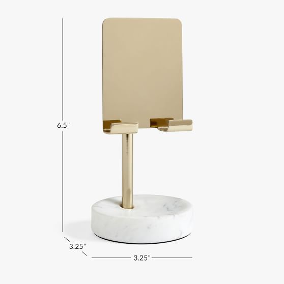 Marble & Gold Phone Holder | Pottery Barn Teen