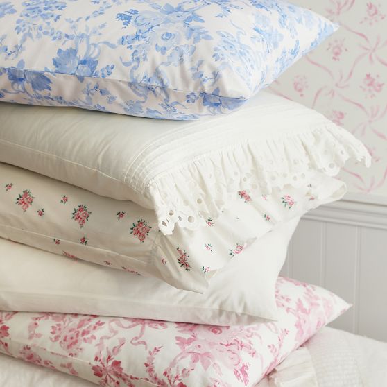 LoveShackFancy Eyelet Ruffle Sheet Set | Pottery Barn Teen