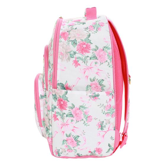 LoveShackFancy Pink Floral Ribbon Gear-Up Backpack | Pottery Barn Teen