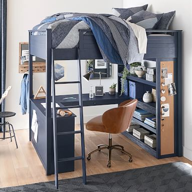 Sleep & Study® Loft Bed | Pottery Barn Teen