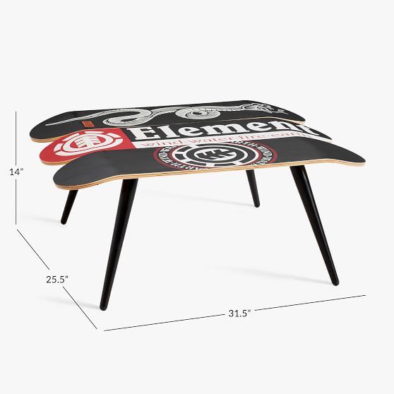 Element Skateboard Coffee Table | Pottery Barn Teen