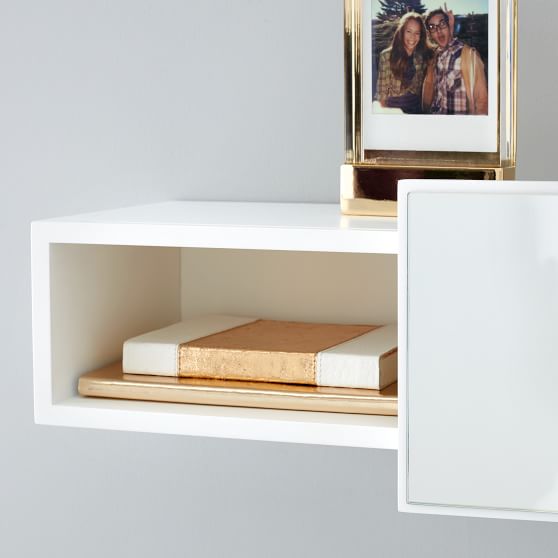 Lane Cubby Mirror Shelf | Pottery Barn Teen