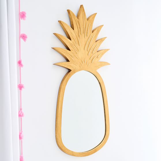 Lilly Pulitzer Pineapple Decorative Mirror | Pottery Barn Teen