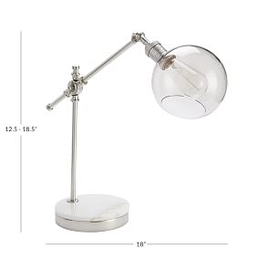 Marble Base Task Lamp | Pottery Barn Teen