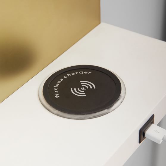 Sconce With Wireless Charging Ledge And USB | Pottery Barn Teen