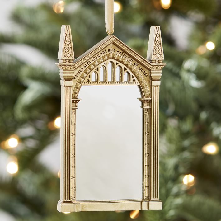 Harry Potter™ Mirror of Erised™ Antique Gold Ornament | Pottery Barn Teen