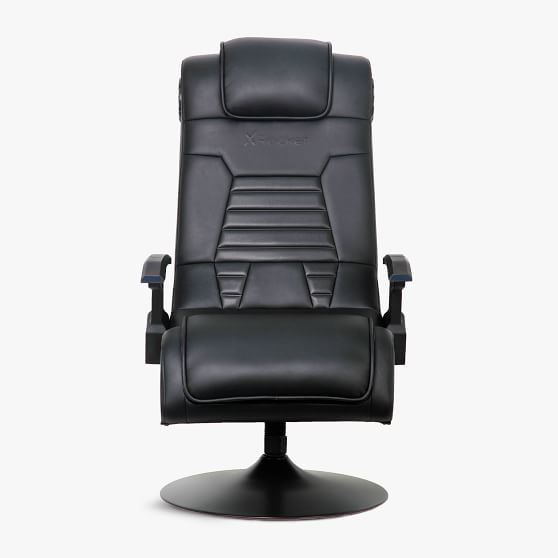 X Rocker Pro Series+ 2.1 Audio Pedestal Black Gaming Chair | Pottery ...