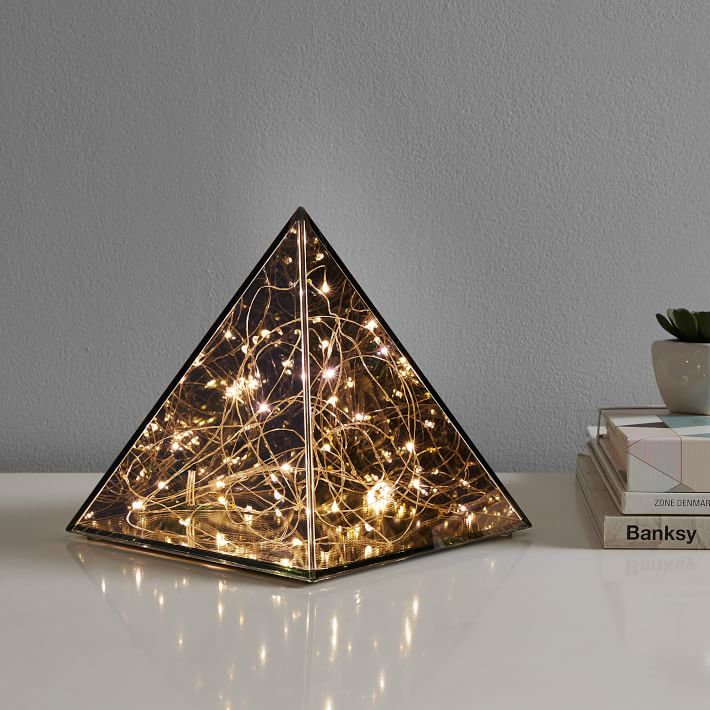 Pyramid Table Lamp | Pottery Barn Teen