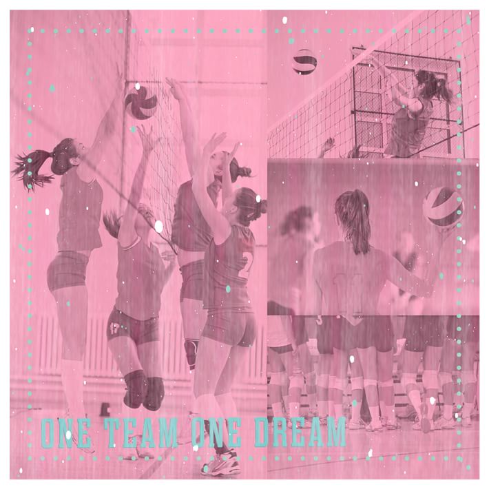 Volleyball Wall Mural | Teen Decor Sale | Pottery Barn Teen