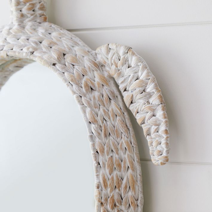 Woven Turtle Mirror w/ Hook | Pottery Barn Teen