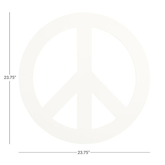 Light-Up Peace Sign | Pottery Barn Teen