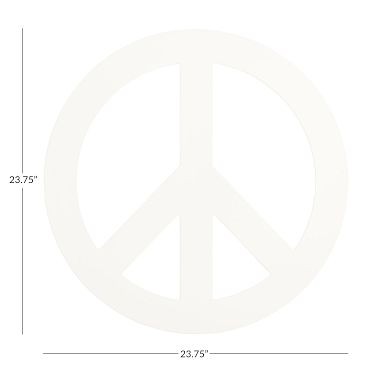 Light-Up Peace Sign | Pottery Barn Teen